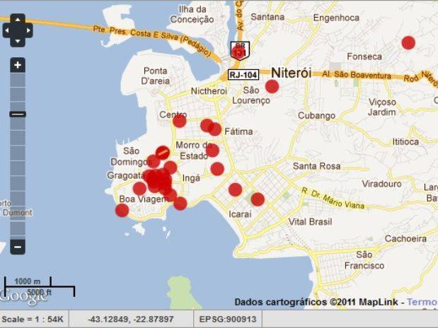 RJ: universitários criam mapa do crime virtual em Niterói