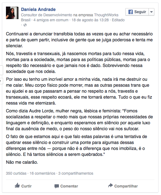 Estudantes de medicina da USP fazem piada com cirurgia de mudança de ...