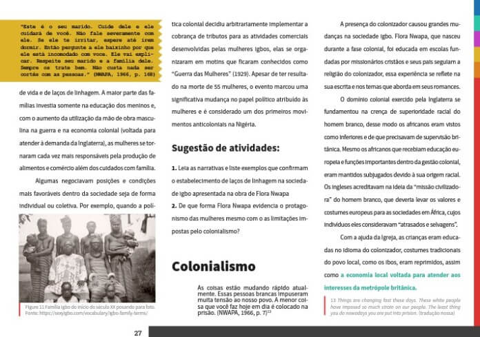 Literatura africana em sala de aula: uma proposta didática - Geledés